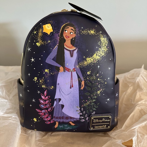 Loungefly | Bags | Loungefly Wish Loungefly Mini Backpack Purple And ...